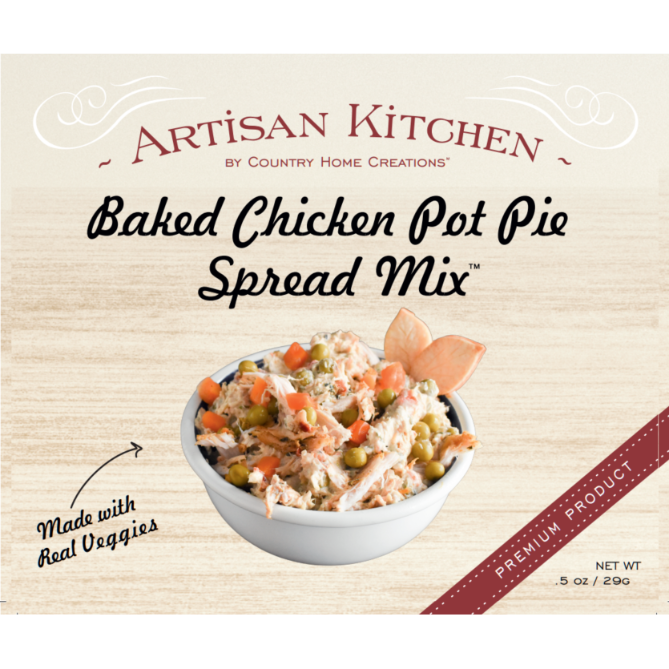 Country Home Creations Artisan Kitchen Baked Chicken Pot Pie Spread Mi ...